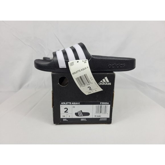 adidas | Shoes | Adidas Adilette Aqua K Classic Slides Sandals Youth ...